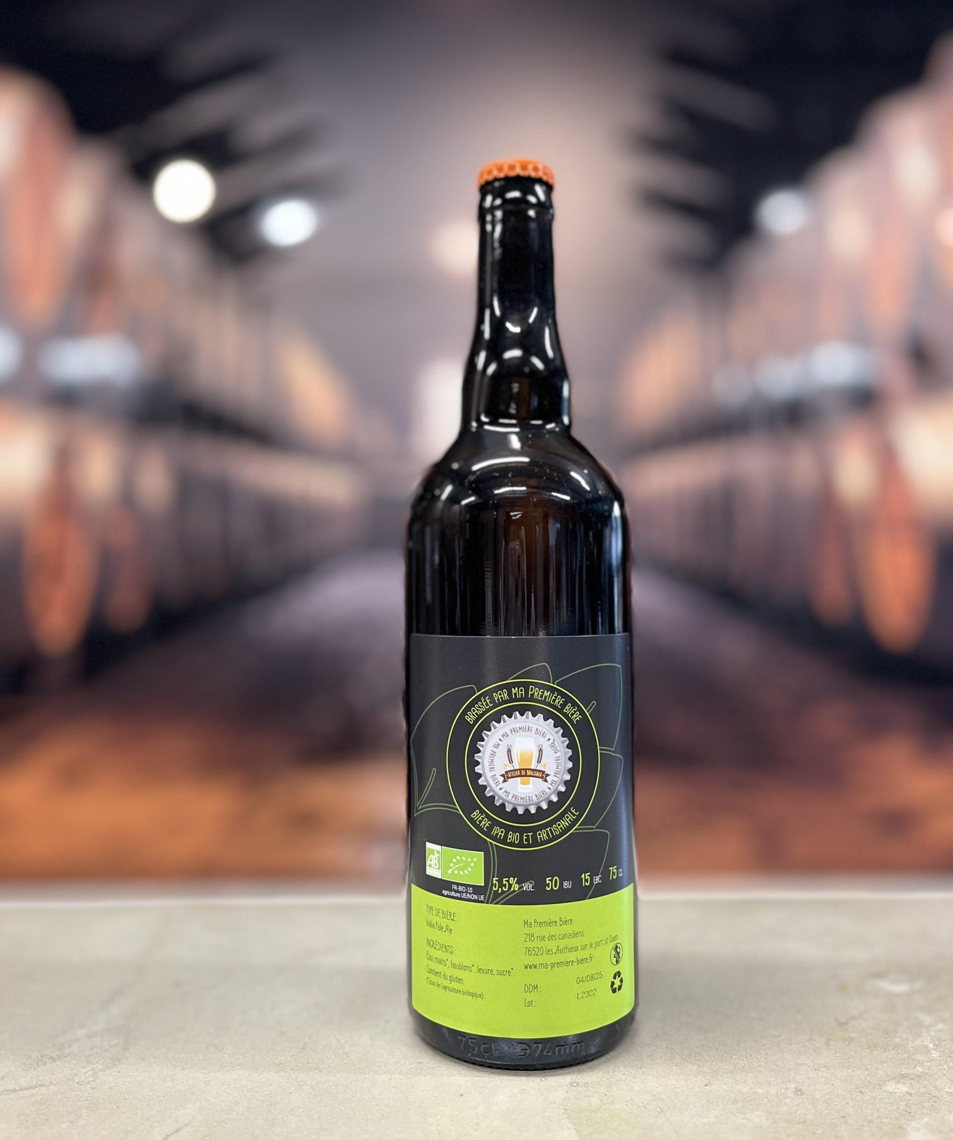Biere IPA Bio 75 cl - Ma Première Bière